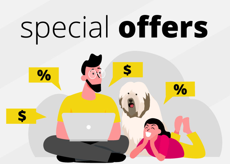 Monthly Specials Offers