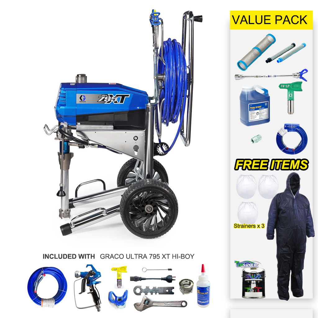 Graco Ultra 795 XT ProContractor Series Electric Airless Sprayer Hi-Bo